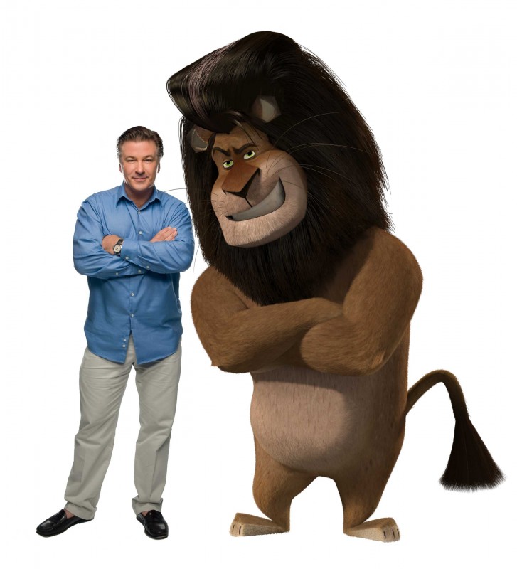 Alec Baldwin è il doppiatore del leone Makunga nel film Madagascar 2: ...