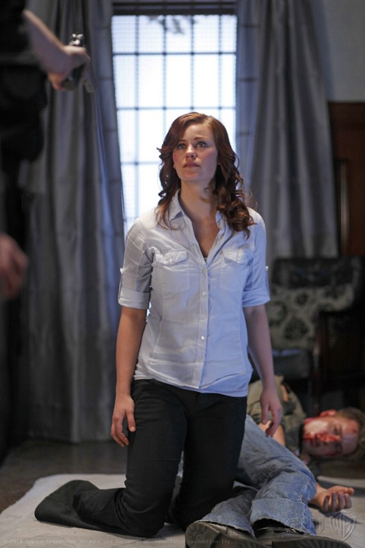 Smallville: Tess Mercer (Cassidy Freeman) in una seqenza dell'episodio ...