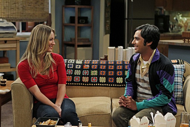 The Big Bang Theory Kunal Nayyar E Kaley Cuoco Nellepisodio The Skank