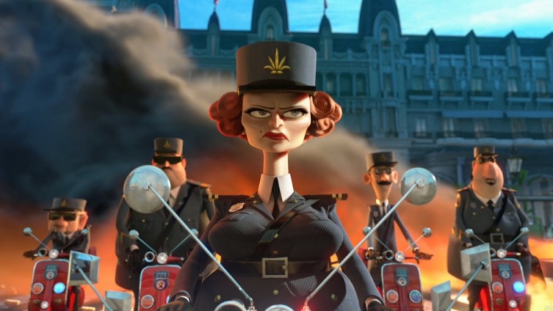 Madagascar 3: ricercati in Europa, il capitano Chantel Dubois con la ...