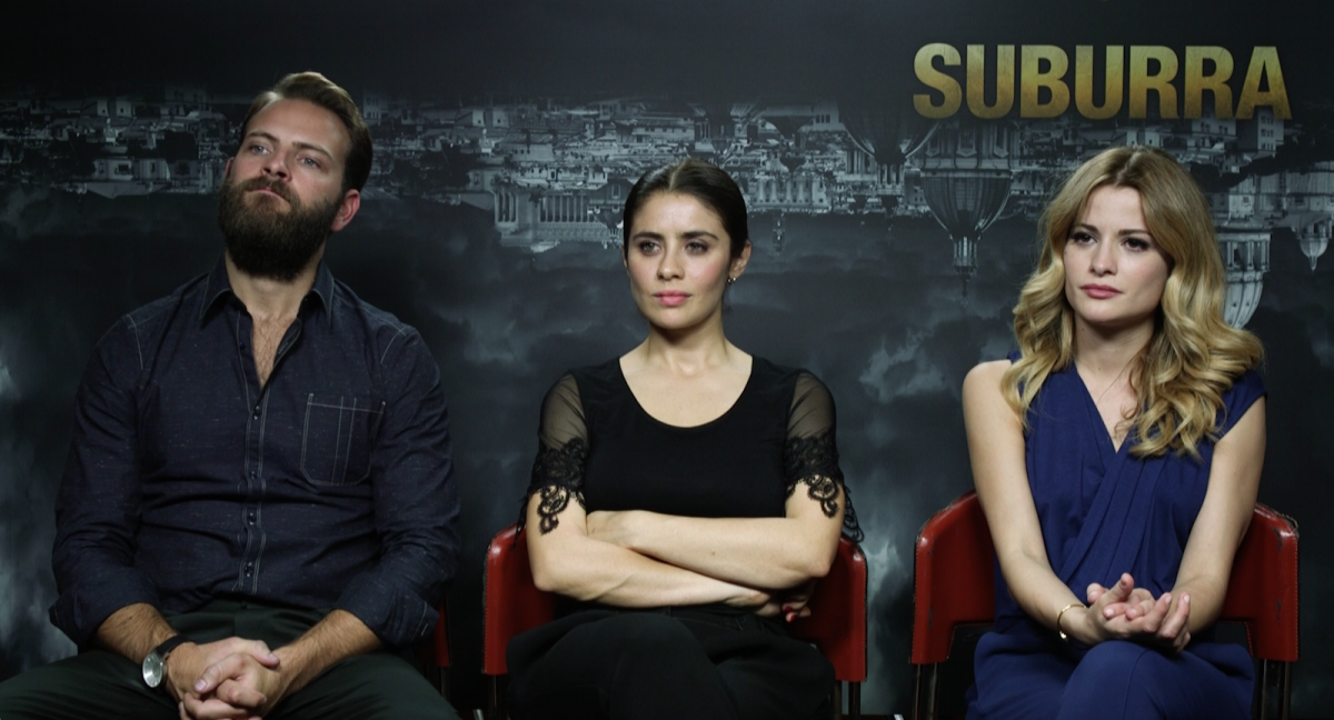 Suburra: video-intervista a Alessandro Borghi, Greta Scarano e Giulia ...