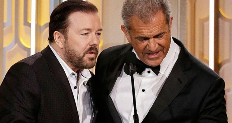 Golden Globes 2016: Ricky Gervais censurato con Mel Gibson - Movieplayer.it