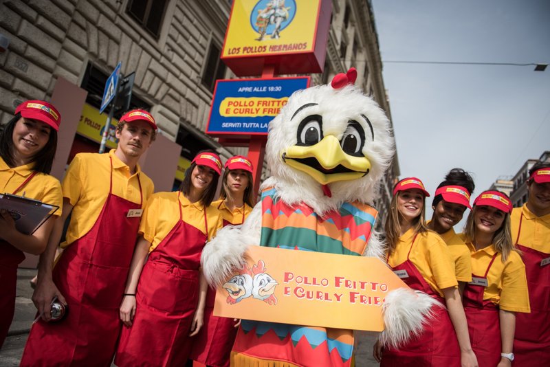 Los Pollos Hermanos a Roma: il video e le immagini dell'evento dedicato ...
