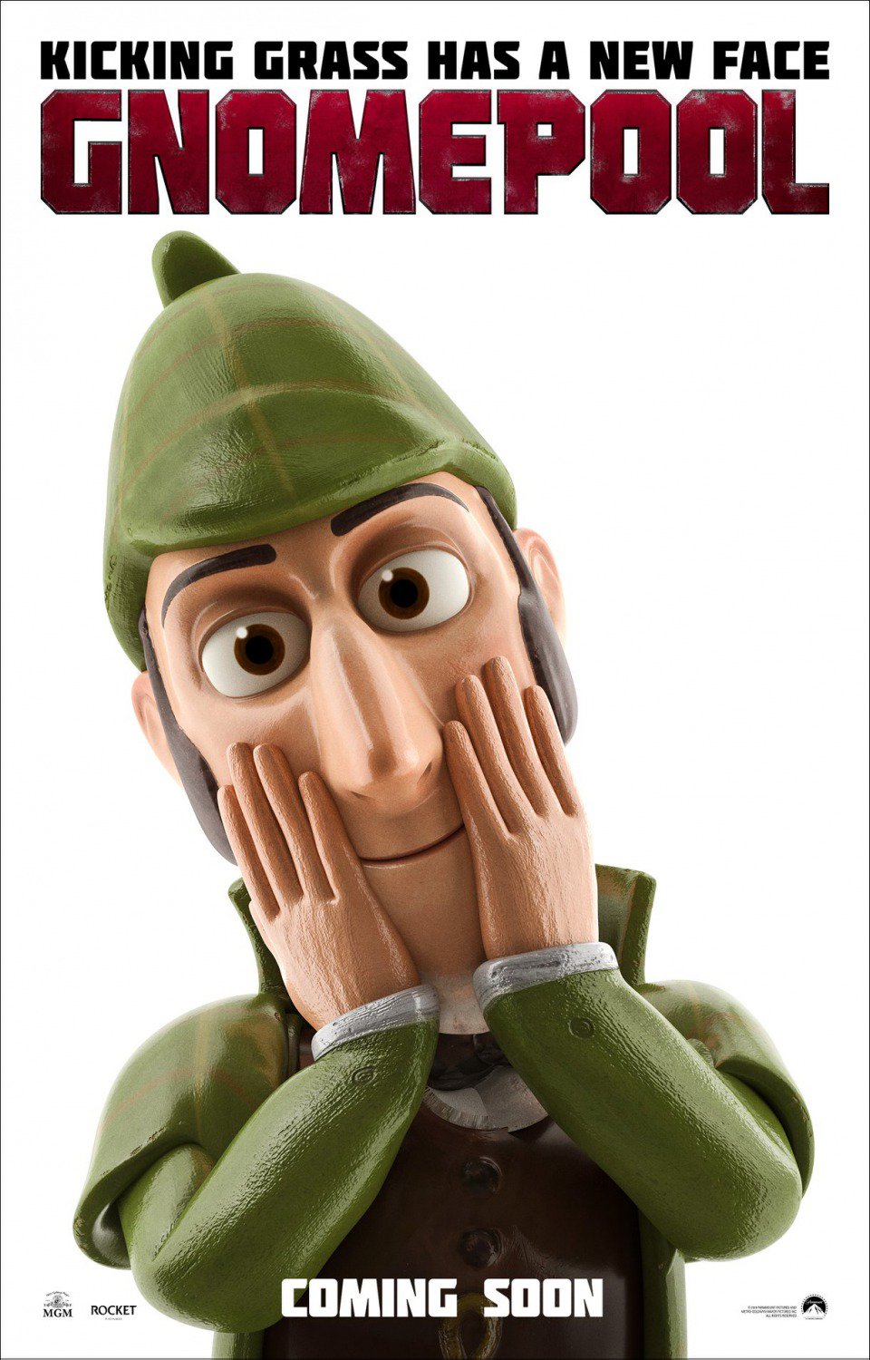 Sherlock Gnomes: il poster-parodia di Deadpool è la locandina più ...
