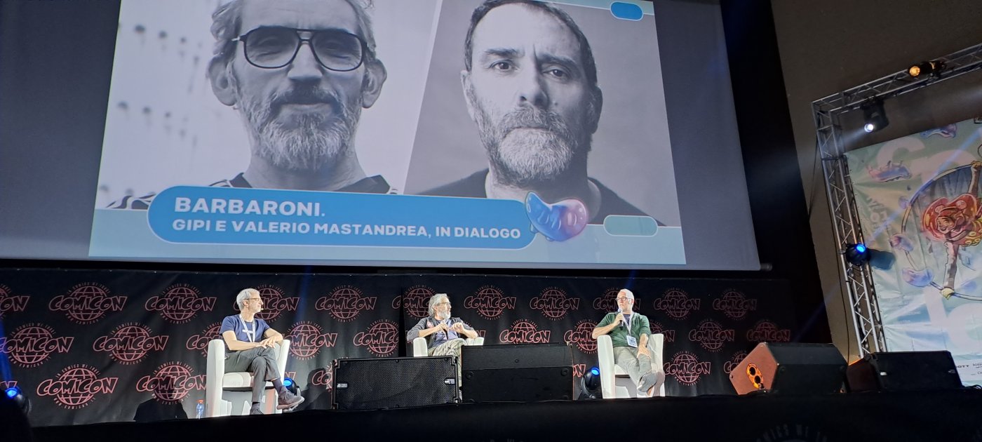 Gipi e Valerio Mastandrea al Comicon 2023: due Barbaroni a dialogo tra ...