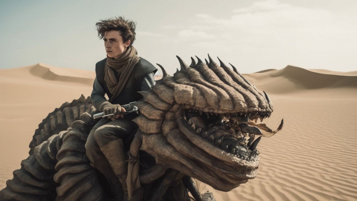 Dune: Parte Due, la prima cavalcata di Paul Atreydes sul verme delle ...