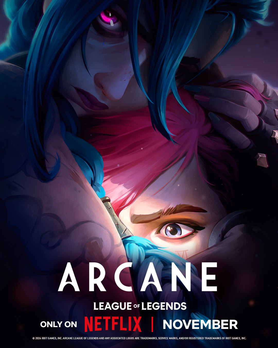 Arcane: il nuovo fantastico poster svela finalmente la data d'uscita ...