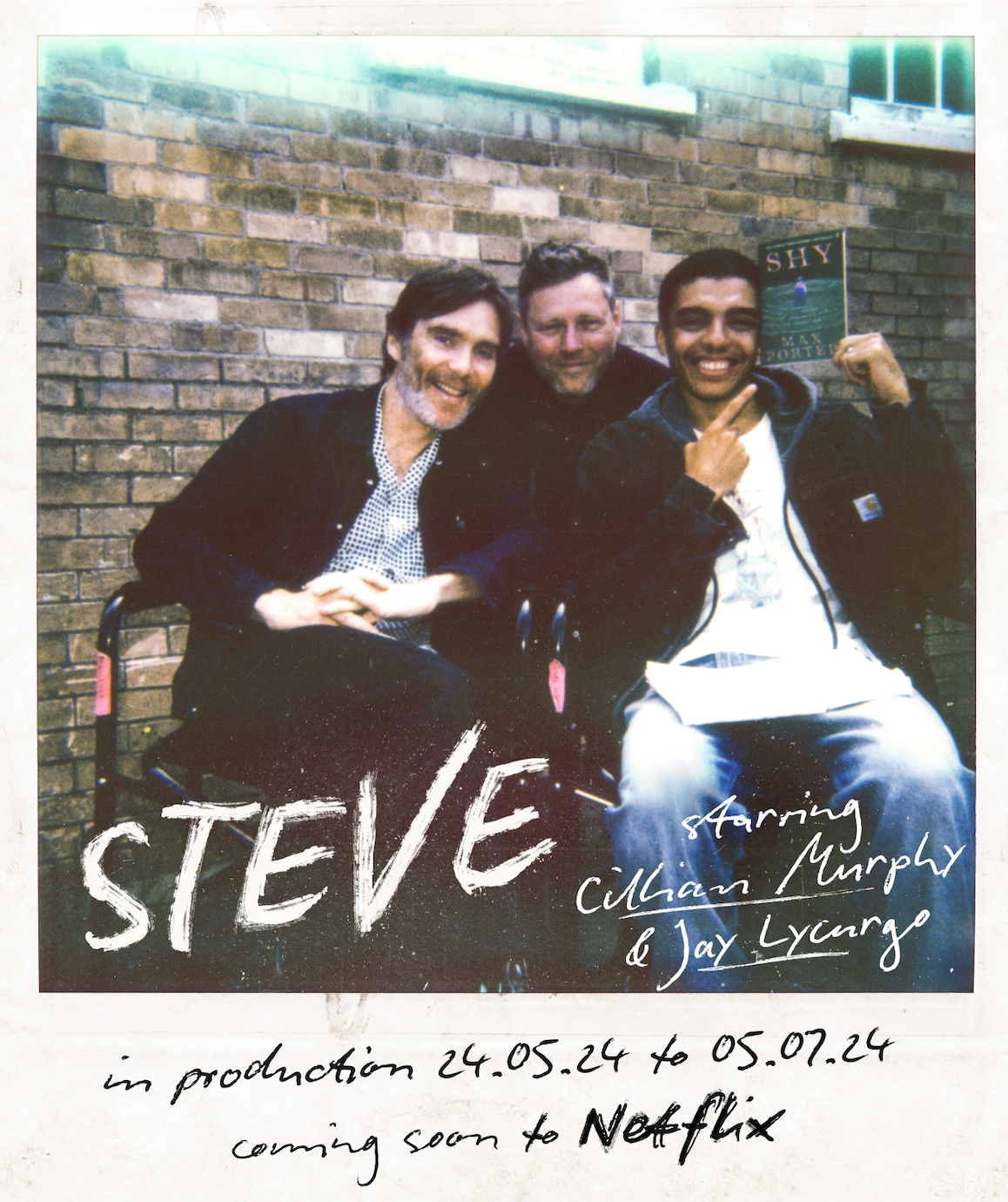 Cillian Murphy nella prima foto dal set di Steve, nuovo film prodotto ...