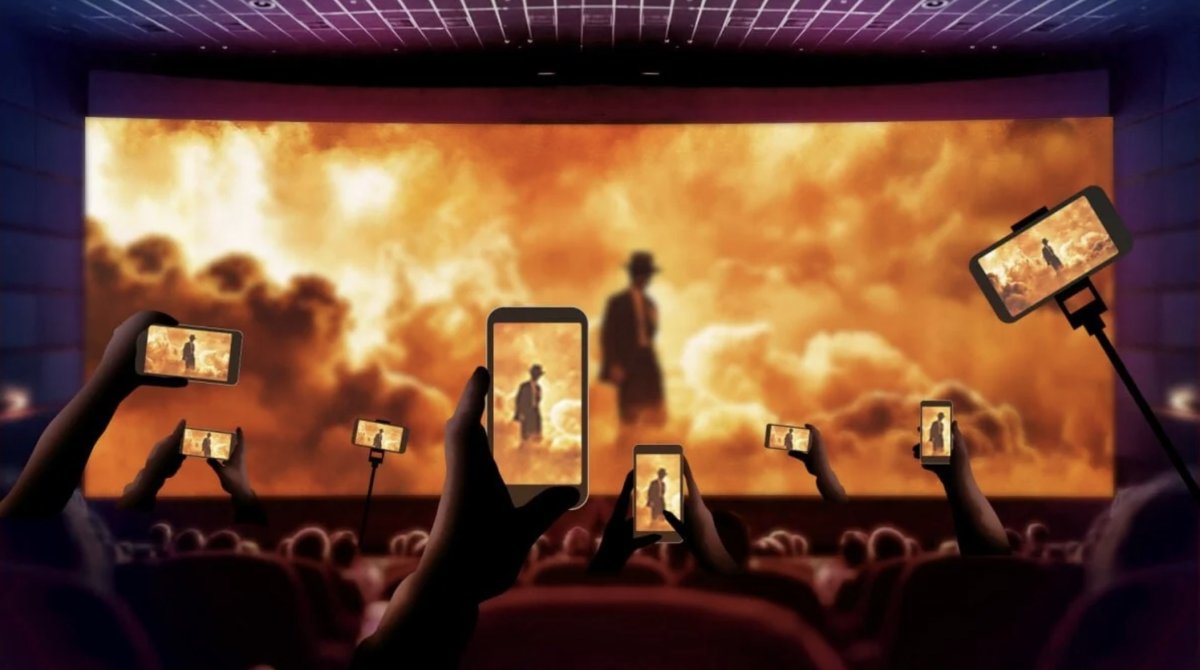 Riprendere e fotografare scene di un film al cinema è una sconfitta ...