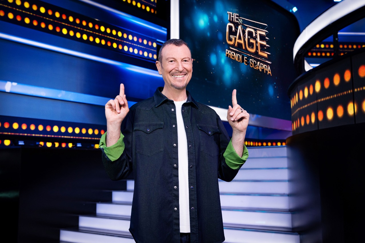 The Cage, il nuovo game show di Amadeus con Giulia Salemi da oggi su ...