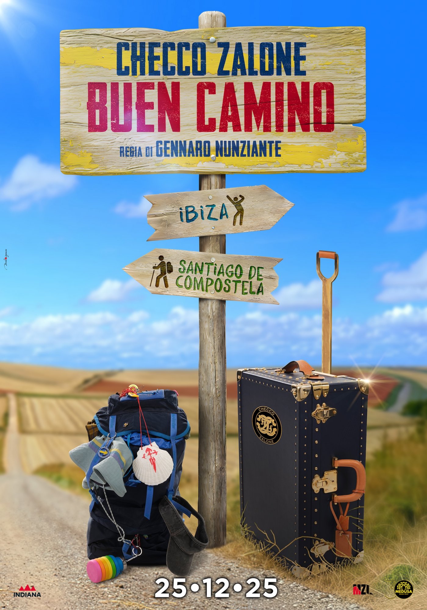 Checco Zalone svela il poster di Buen Camino: il suo nuovo film da ...